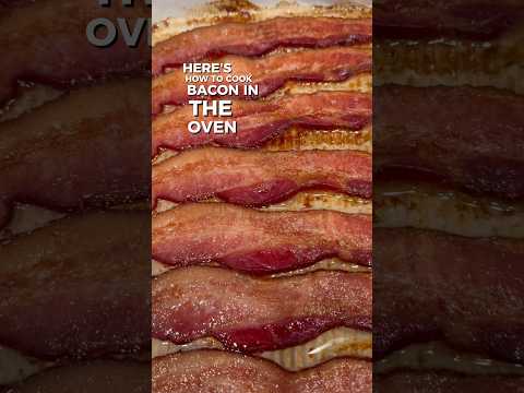 How to Cook Bacon in the Oven | How Do You Bake Bacon 🥓 #bacon #easy #quick