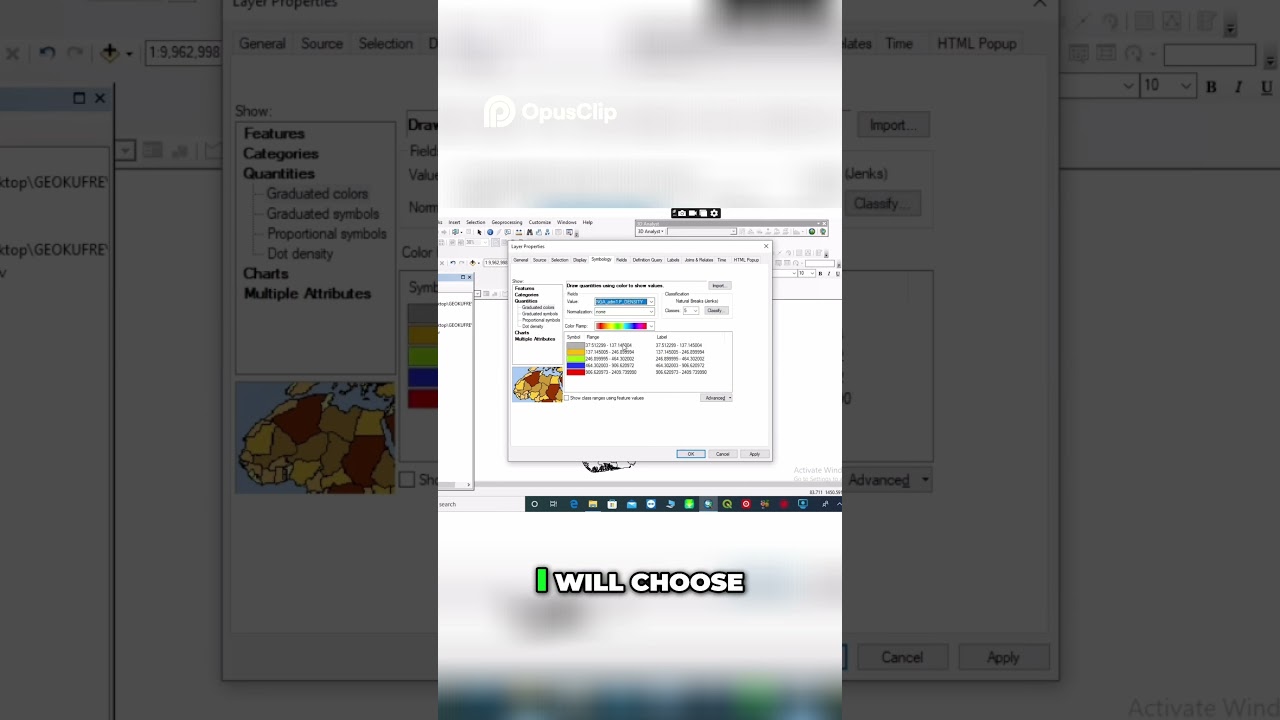 How to create population density map in ArcGIS, step by step guide