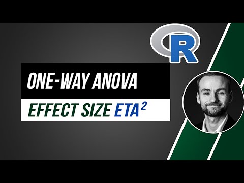 Effect size Eta-squared for the One-Way ANOVA in R