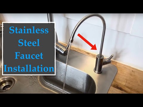 TRYWELL Brand Kitchen Sink Stainless Steel Faucet for Filtered Water System Installation and Review