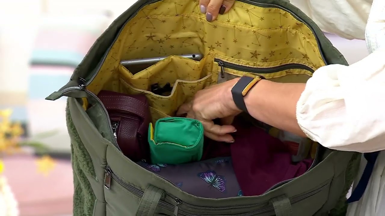 Lug Large Carry-All Bag with Sherpa - Avion SE on QVC