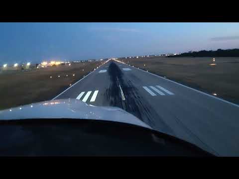 Approach into McClellan Airfield runway 16