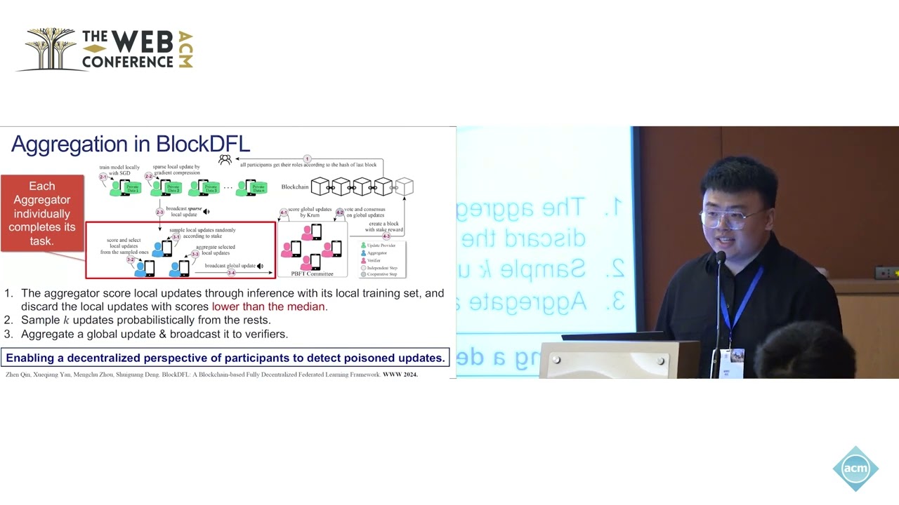 BlockDFL  A Blockchain based Fully Decentralized Peer to Peer Federated Learning Framework