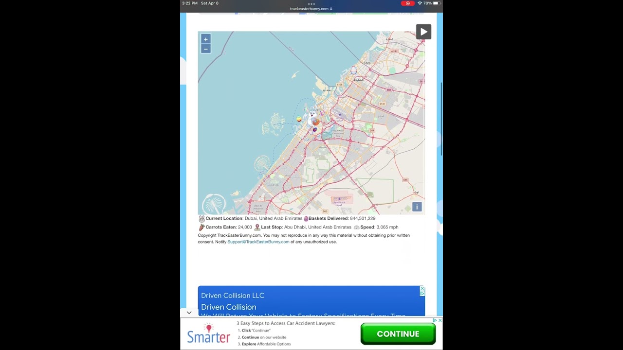 The Easter bunny tracker https://trackeasterbunny.com/easter-bunny-tracker ￼