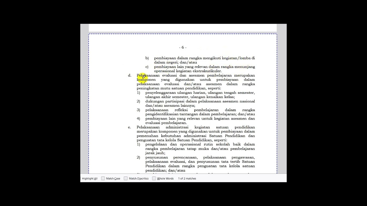 Juknis Bos 2023 Permendikburistek No 63 Tahun 2022. Lampiran Penggunaan Dana Bos Per Point