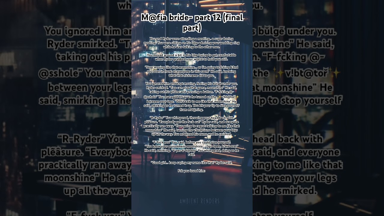 M@fia bride part 12 #imagine #whatif #booktok #wattpad #spicy #mafia #fyp #foryou #fypシ #cute #sweet
