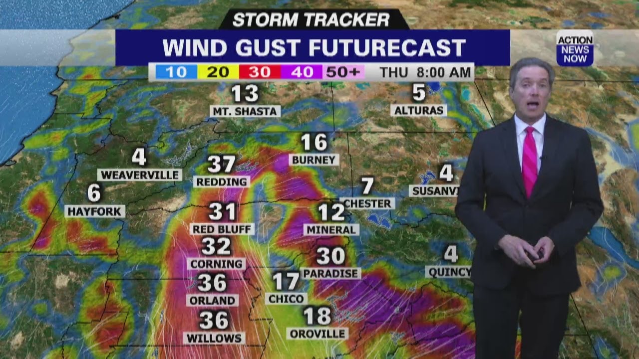 Storm Tracker Forecast - Stronger Valley Wind And More Sunshine On Thursday