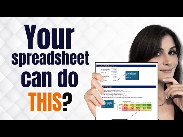 Mastering Excel Sensitivity Analysis A Step By Step Guide Galaxyai 2929