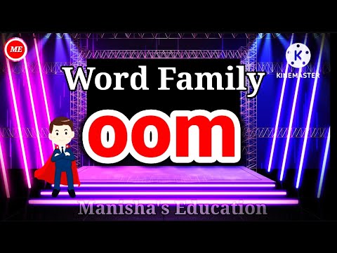 Word Family-oom | oom-word Family | Phonics Word Families | Word Bank | (@ManishasEducation )