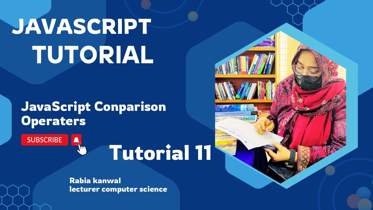 JavaScript Comparison Operators Tutorial in Urdu/ Hindi || Rabia kanwal