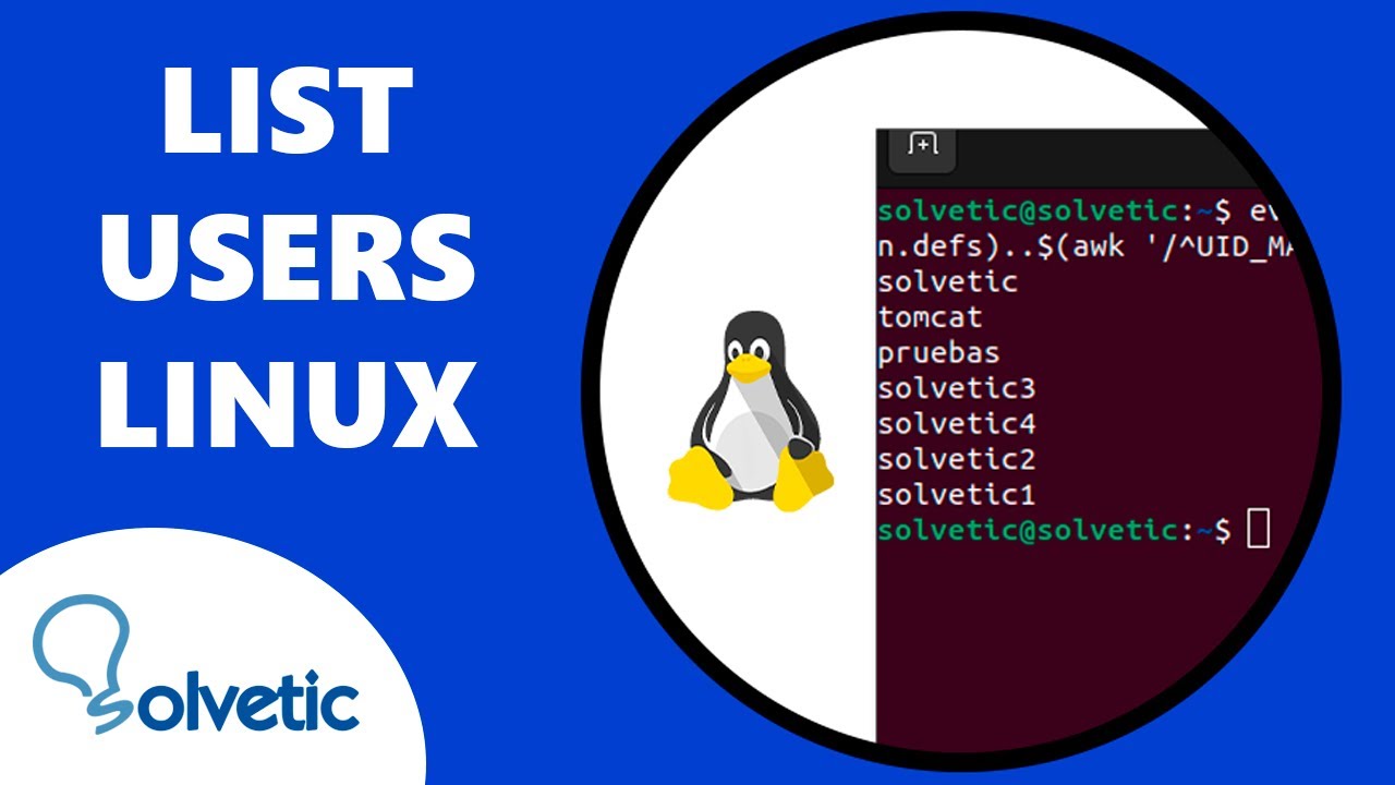 LIST USERS LINUX