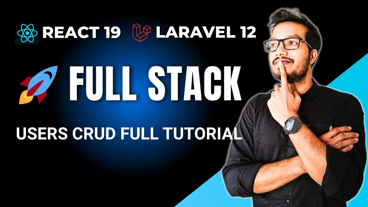 React CRUD Tutorial | Build Complete Users CRUD with Laravel API (Full Stack Project)