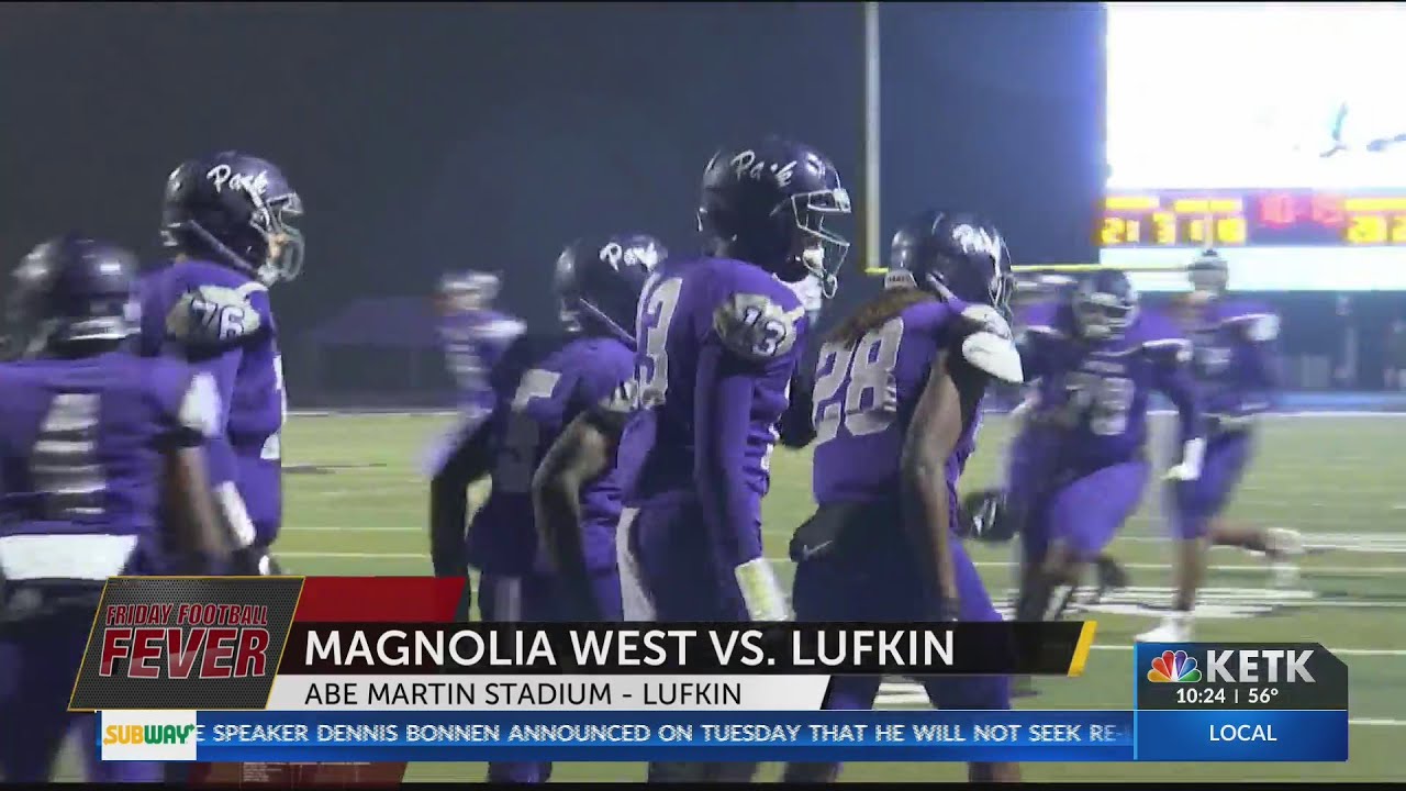 Lufkin rolls over Magnolia West in 52-7 win