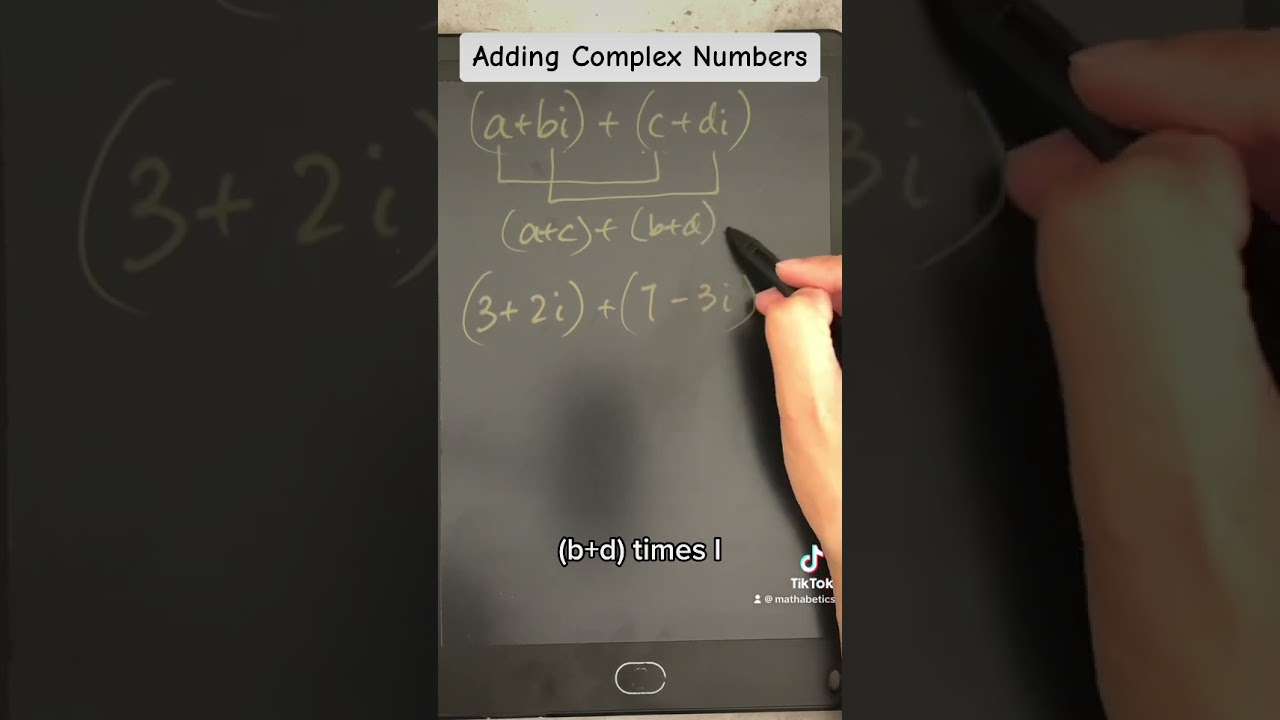 Adding #Complex Numbers #maths #math #mathematics #imaginary