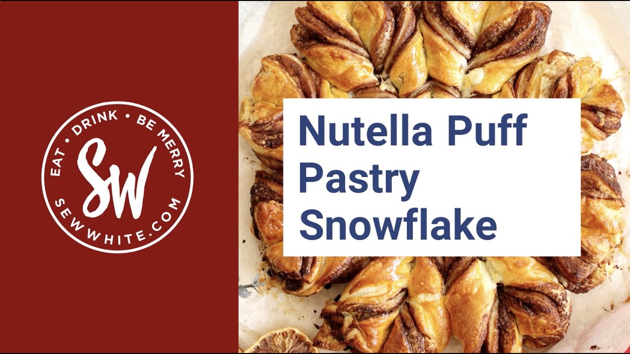 Nutella Puff Pastry Snowflake