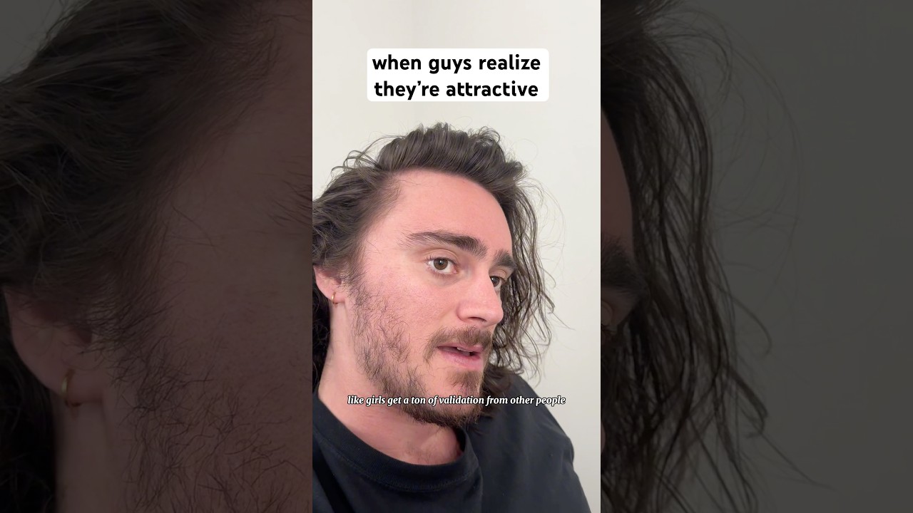 when guys realize they’re good looking #shorts #comedy #funny