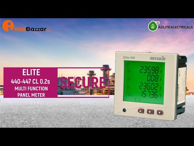 SECURE METERS MANUFACTURER - Elite 444 Multifunction Panel Meter ...