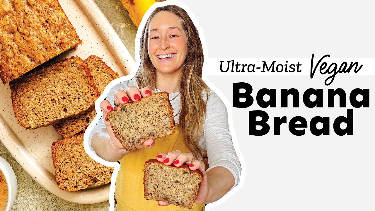 The BEST Vegan Banana Bread Recipe (So Moist)