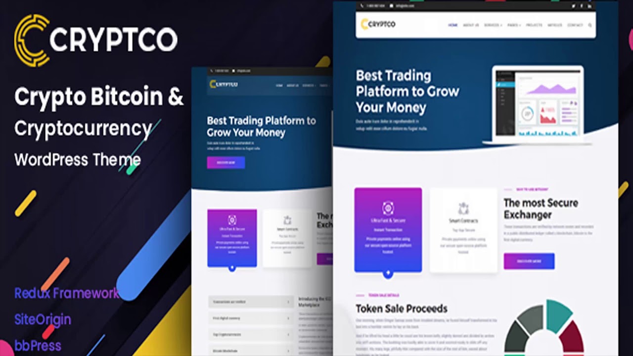 Cryptco - Cryptocurrency WordPress Theme | Themeforest Website Templates and Themes