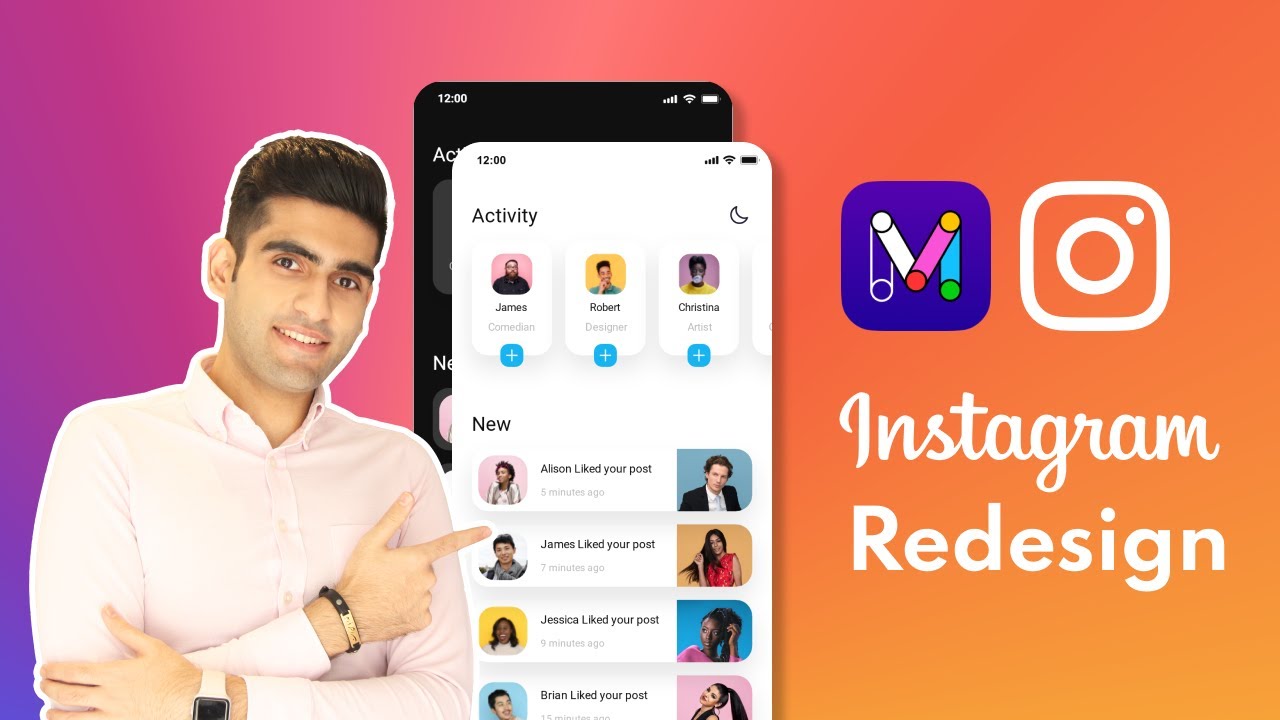 Instagram Redesign UI/UX | Mockitt Redesign Tutorial
