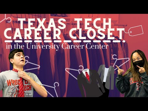 Career Closet at Texas Tech! | TTU Vlog Squad