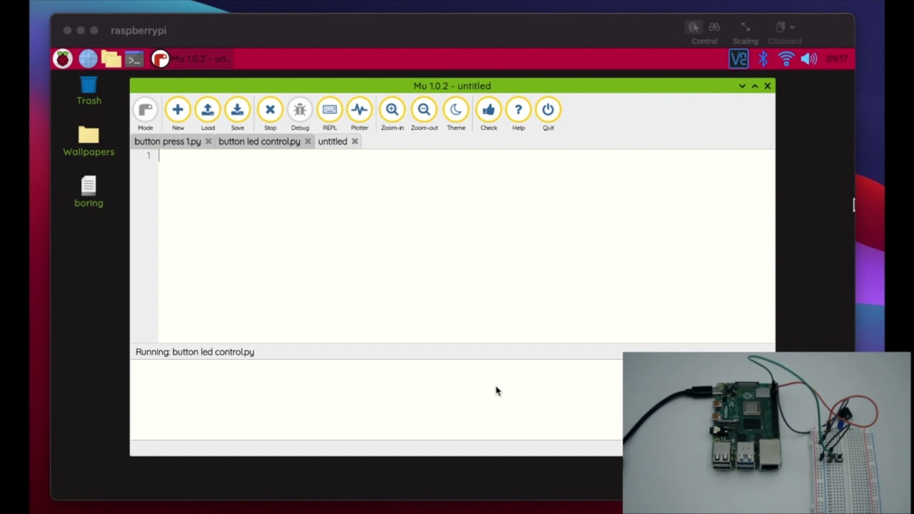 Raspberry Pi Course   Day 12 Making A Switch With Python and Button