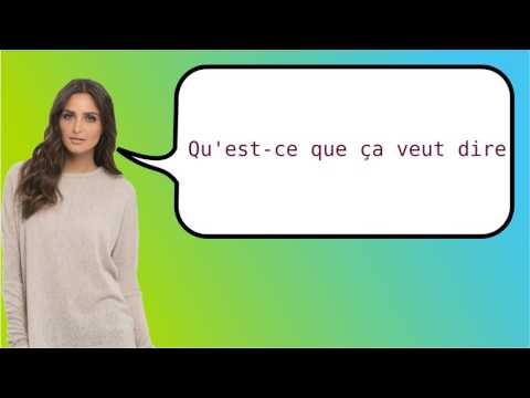 How to say in French what does that mean?
