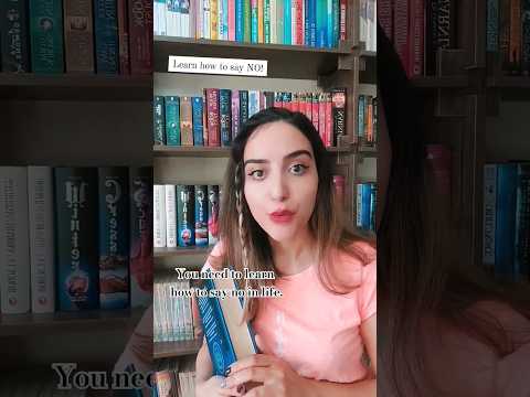 Learn to Say NO! πππ || #booktube #shorts #sarcasm #readers