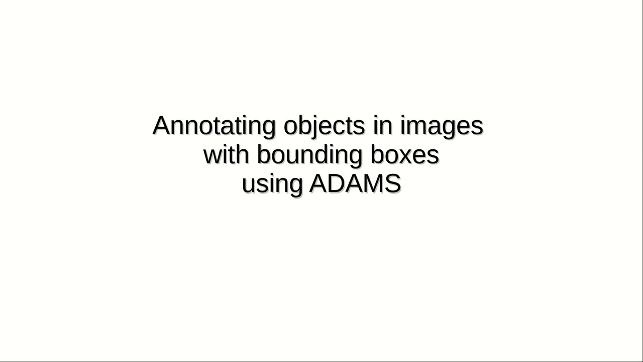 Annotating objects in images using bounding boxes