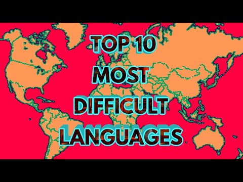 The 10 HARDEST LANGUAGES for English speakers
