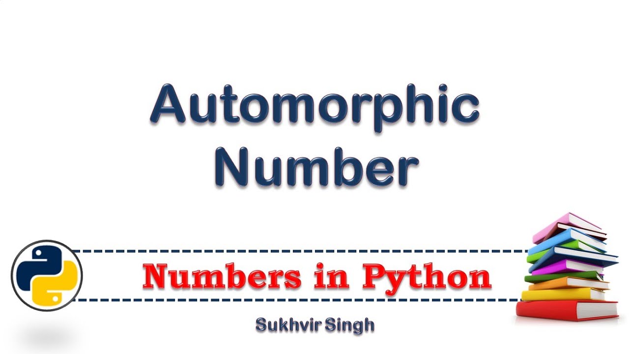 Automorphic Number in Python