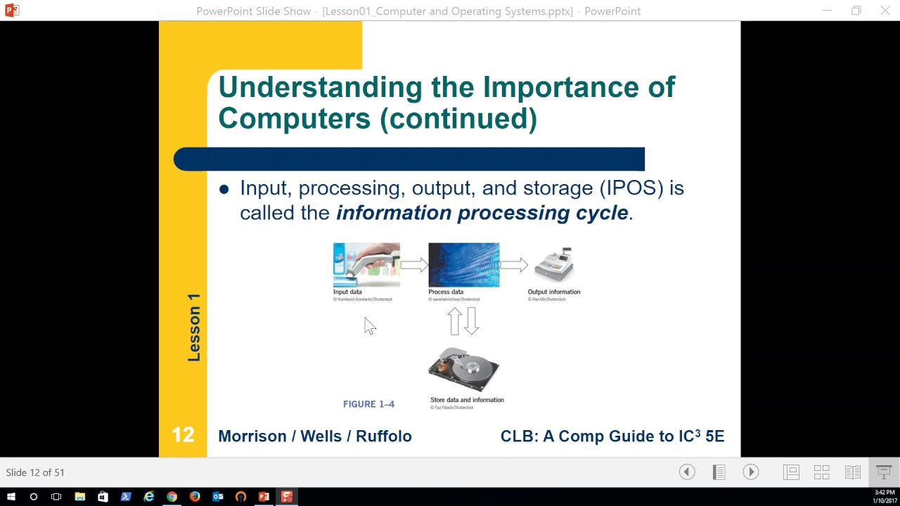 CIS120 Module 1 Lesson 1 Computer and Operating Systems - Part 1