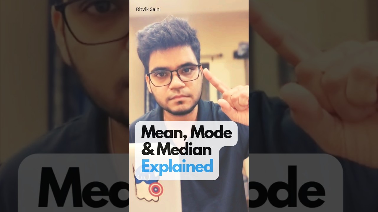 Descriptive Statistics | Mean Median Mode | PhD Research | Ritvik Saini #phdlife #statistics #phd