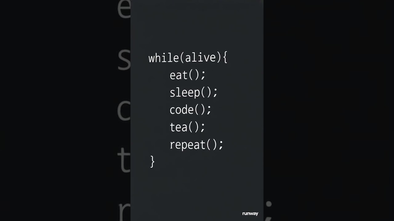 Code, Eat, Sleep, Repeat: The Programmer's Life!