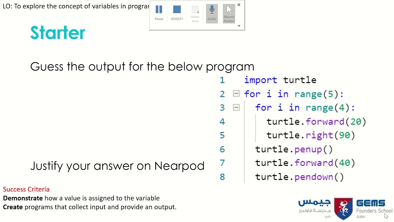 Understanding loop in python turtle