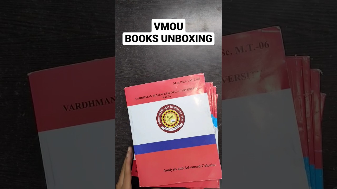VMOU BOOKS | VMOU MSC BOOKS | VMOU BOOKS PDF KAISE DOWNLOAD KARE #vmou #msc #vmouassignment