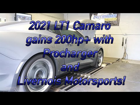 2021 LT1 Camaro gains 200hp+ with Procharger and Livernois Motorsports!