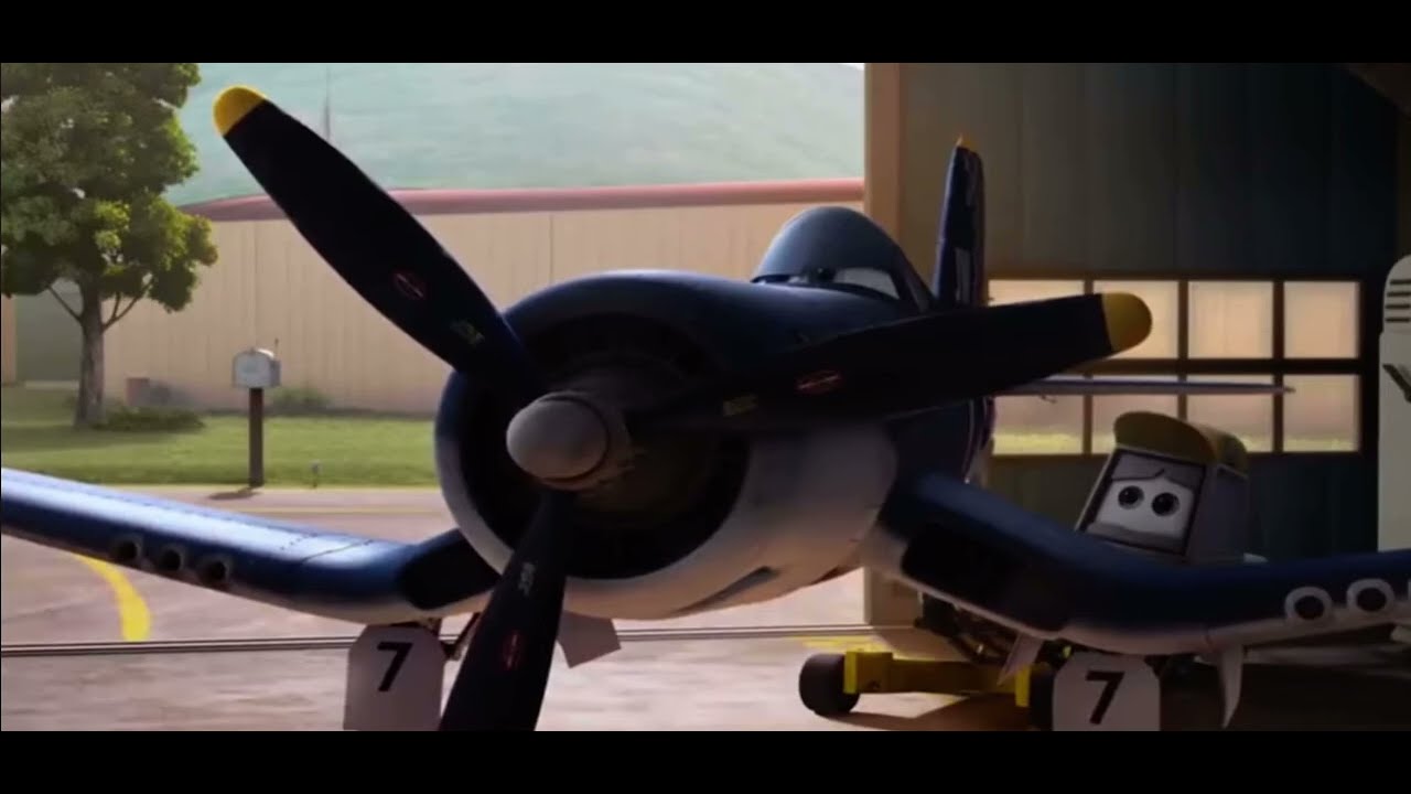 Planes (2013) Skipper Tries To Talk Dusty Out Of Joining The Wings Around The Globe Rally
