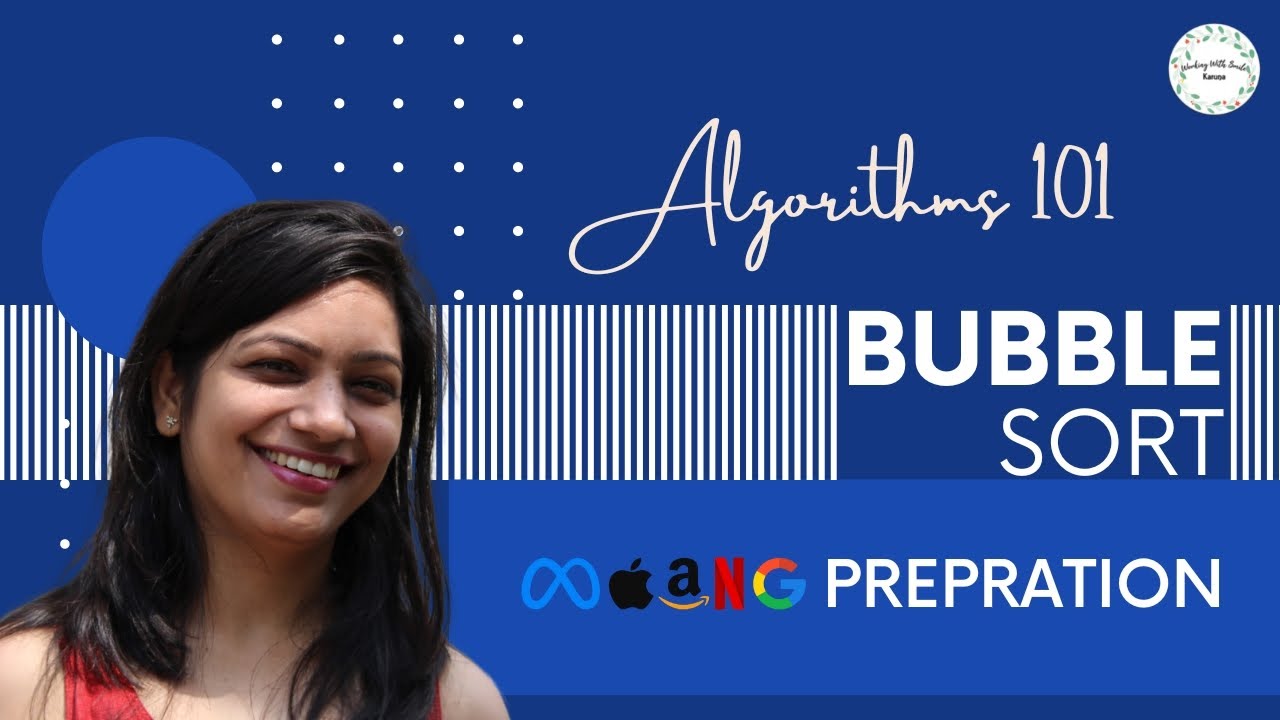 Bubble Sort Algorithm | Concept, Pseudocode, Visualisation, Space & Time-Complexity | Algorithms 101