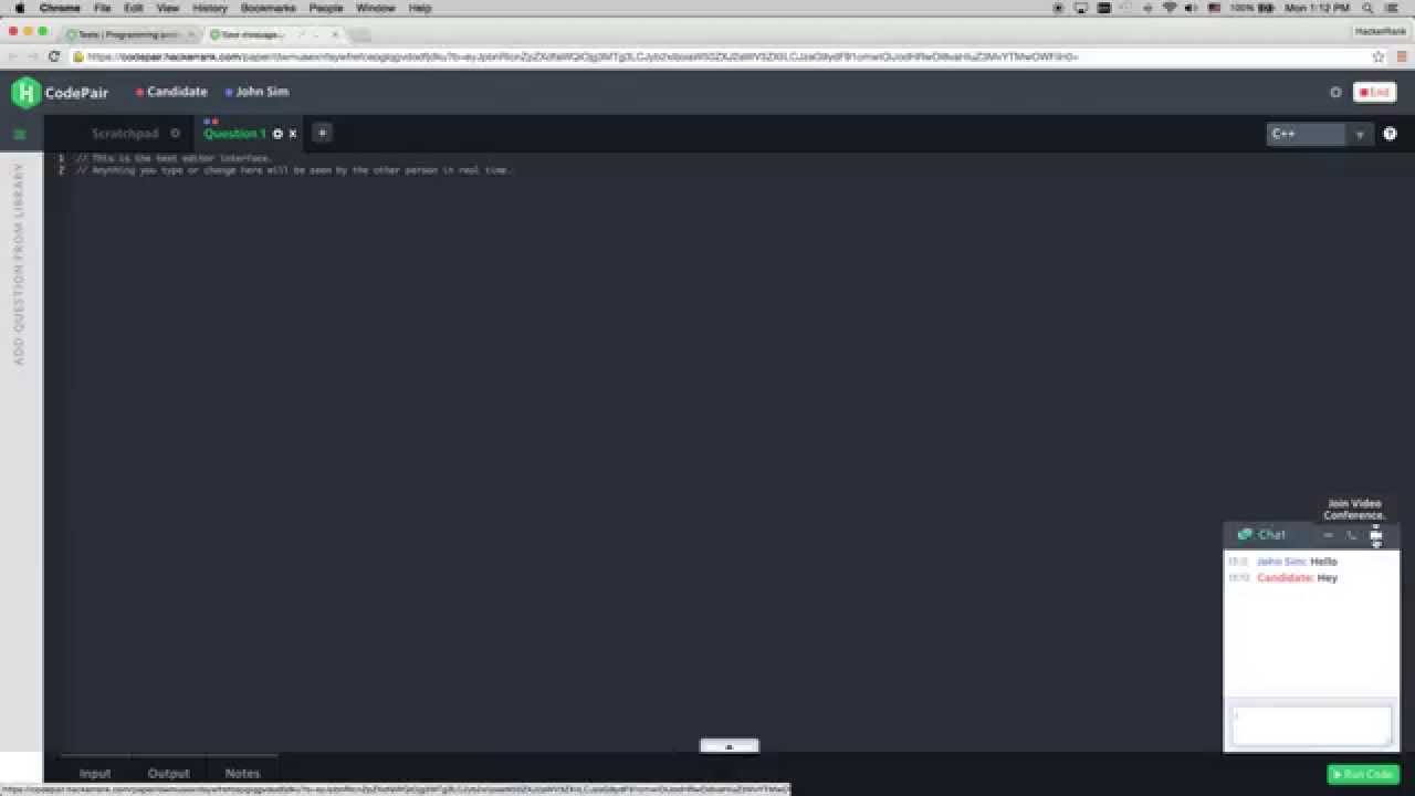 How to Use HackerRank's CodePair Tool [Tutorial]