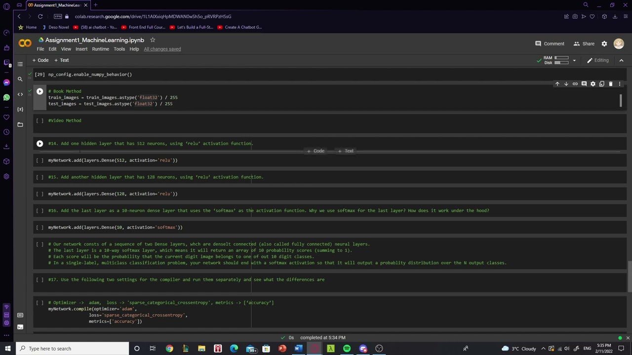 Assignment 01 - Applied Machine Learning