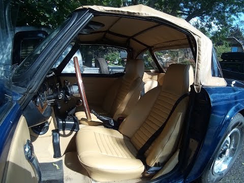 Reupholster Seats in a TR6 | The Triumph TR6