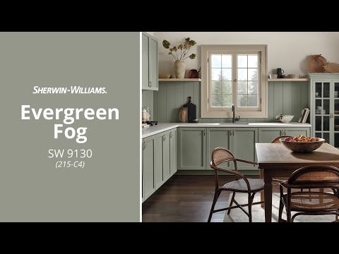 January 2022 Color of the Month: Evergreen Fog - Sherwin-Williams