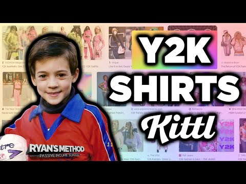 Y2K Shirts Will Sell Around New Years Eve — Designing w/ Kittl #shorts