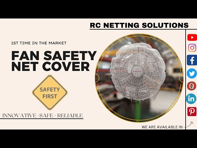 Fan Safety Net Cover - Flame Retardant Fan safety net Manufacturer from ...