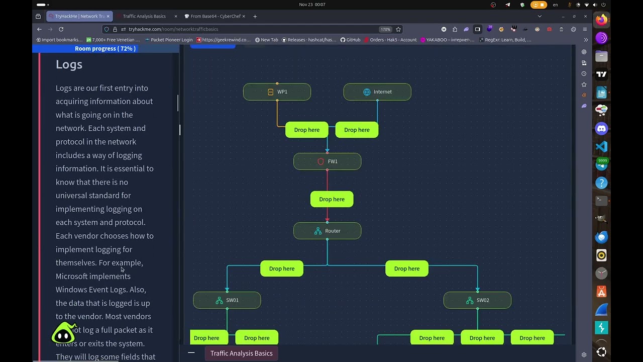 Network Traffic Basics TryHackMe WalkThrough