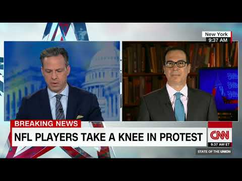 Steven Mnuchin on NFL protests, tax cuts (CNN interview with Jake Tapper)