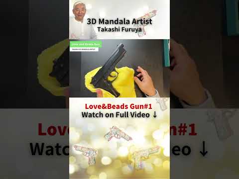 Love & Beads Gun #1 | Pray for World Peace | Takashi | 3D Mandala Art