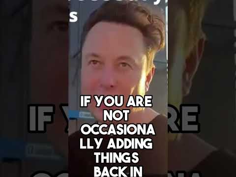 Five Step Improvement Process ! Elon Musk