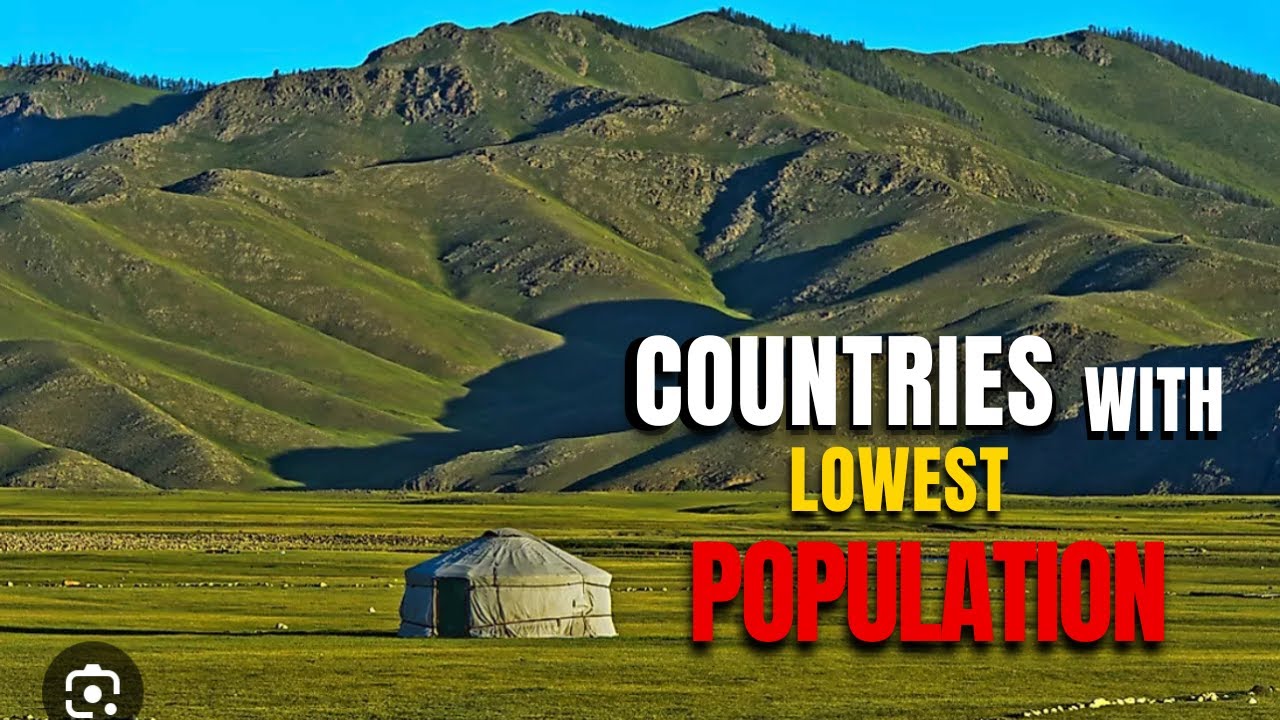 Top 10 countries with Lowest Population Worldwide